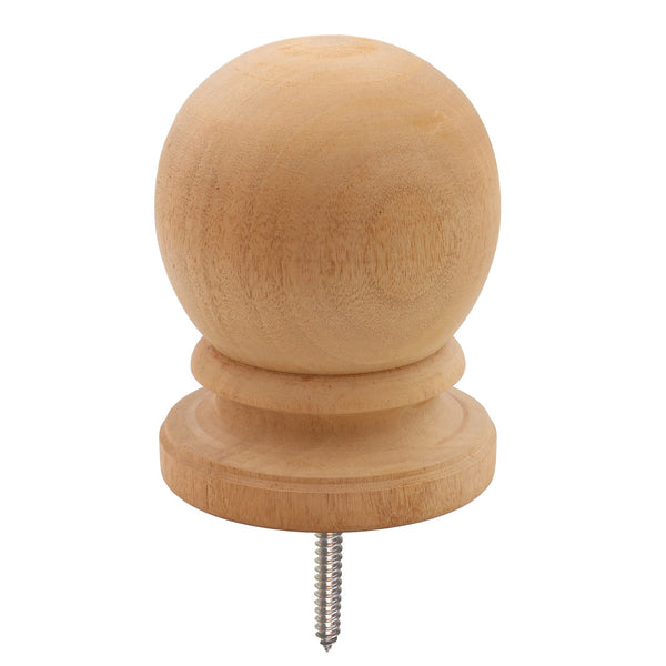 Wood Ball Top Post Caps - Wood Deck Post Tops | Copper Tops USA
